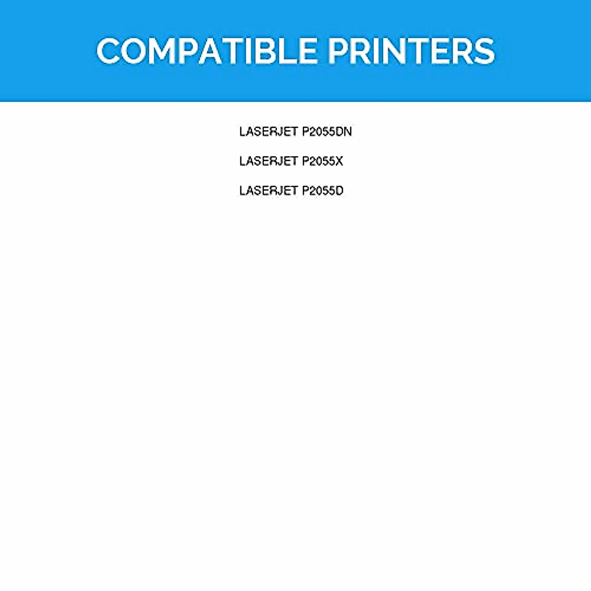 LD Products Compatible Toner Cartridge Replacements for HP 05X CE505X for use in HP Laserjet p2035, P2035n, P2055d, P2055dn & P2055X (Black, 4-Pack)