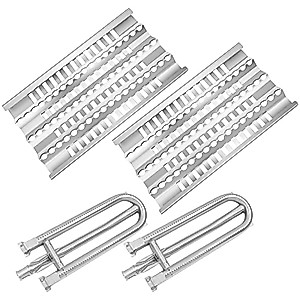 Clivimi 18” Grill Heat Plates Shield Grill Burners Radiant Tray for DCS Grills 27DBQR, DCS 36 BGB36-BQARL, DCS 48 BGB48-BQARL, DCS 30 BGB30-BQR-L, Dynamic Cooking Systems Gas Grill Replacement Parts