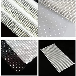 JOSON 50 sheets of transparent Small star pattern cellophane flower wrapping paper OPP material waterproof material plastic gift wrapping paper