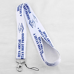 WSNANG Sorority 1948 Lanyard ID Badge Holder Greek Sorority Gift for Soror Sisters (1948 Friend ID)