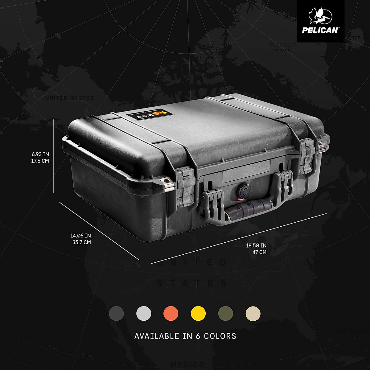 Pelican 1500 Camera Case With Foam (Desert Tan)