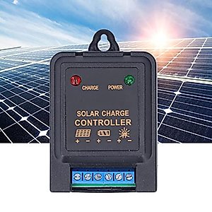 6V 12V 3A 3 Stage PWM Solar Charge Controller, Adjustment Charging Mode Solar Battery Regulator Panel Battery Discharge Regulator for Light Lamp