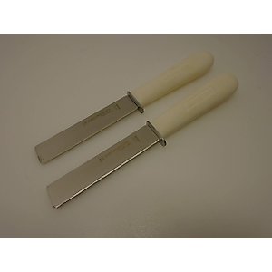Dexter Set (2) Square Tips 5in Veg Produce Prep Knives Finger Guards Factory Second