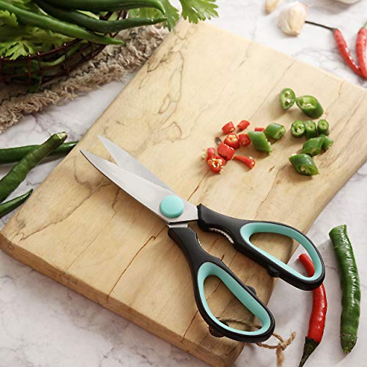 Mr. Pen- Kitchen Scissors, Kitchen Shears, 8 Inch Food Scissors, Kitchen Scissors Dishwasher Safe, Meat Scissors, Utility Scissors, Scissors Kitchen, Cooking Scissors, Meat Cutting Scissors