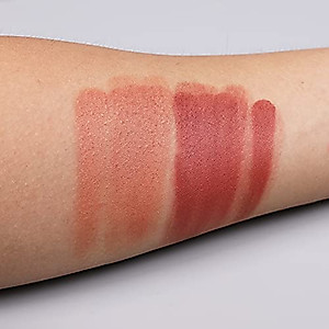 IS'MINE Single Duo Matte Eyeshadow, Dual Color, Longwear, Red Light Brown Eye Makeup for Day & Night