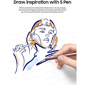 ULK Tab S6 Lite Pen Replacement S Pen for Samsung Galaxy Tab S6 Lite (EJ-PP610) Stylus Pen+TipsNibs(Chiffon Rose)