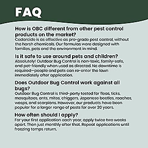 Cedarcide Outdoor Bug Control Concentrate | Kills & Repels Mosquitoes, Ticks, Fleas, Mites & More with Natural Essential Oils | Family & Pet-Safe | PCO Choice | Quart with Sprayer Included