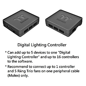 Thermaltake Floe DX 360mm, Dual Ring LED, 16.8 Million Color Software Enabled (TT RGB Plus/Alexa/Razer Chroma), AMD (AM5/AM4)/Intel (LGA 2066/1200), AIO CPU Liquid Cooler CL-W256-PL12SW-B