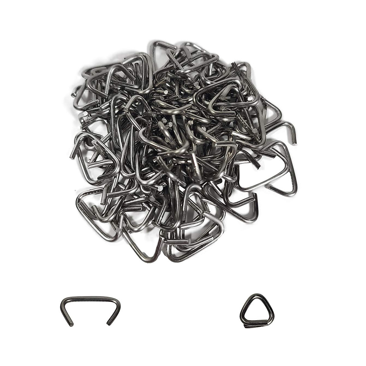 3/4 Stainless Steel Hog Rings - Made in The USA (100 Count bag-4oz)