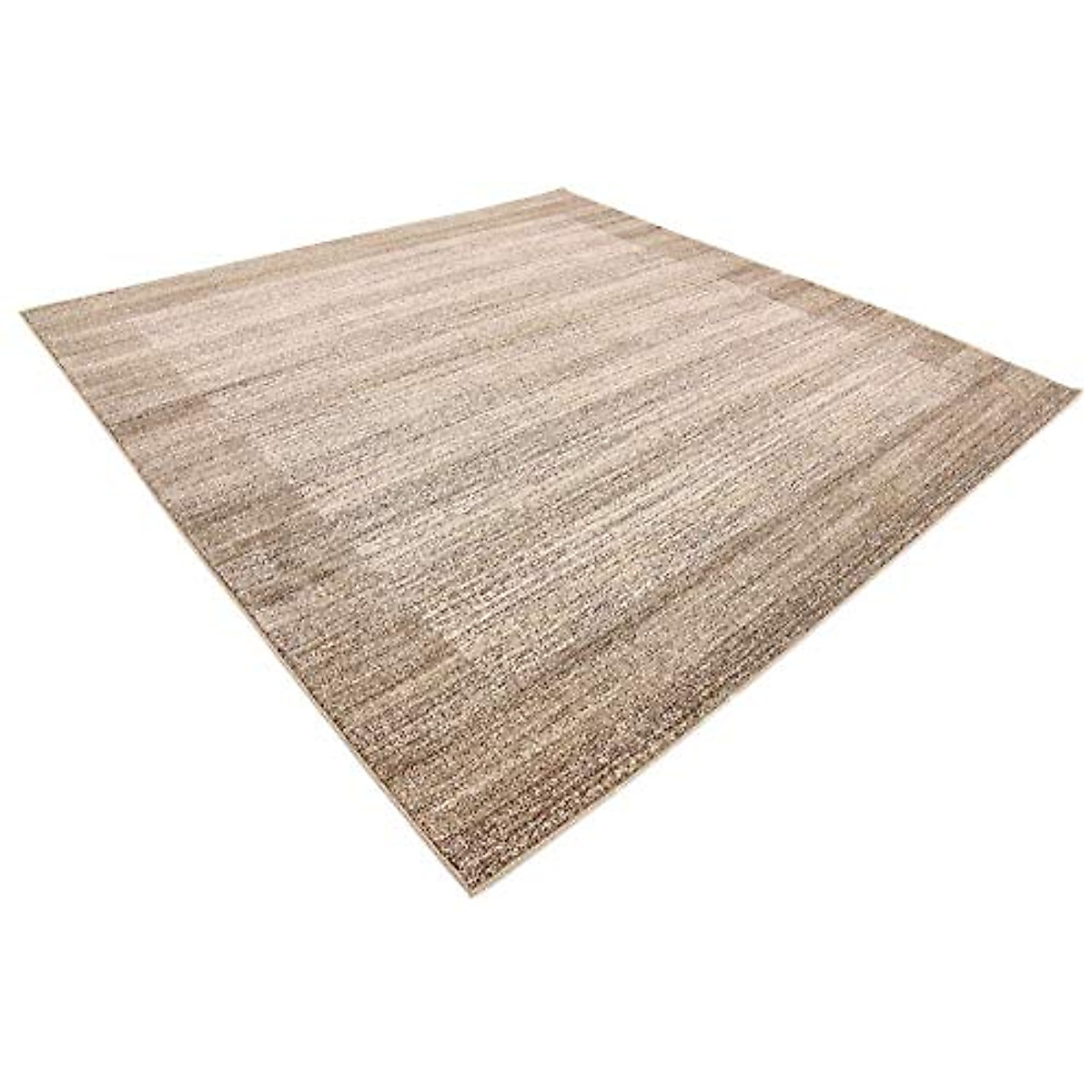 Unique Loom Del Mar Collection Area Rug - Abigail (7' 10" Square, Beige/ Ivory)