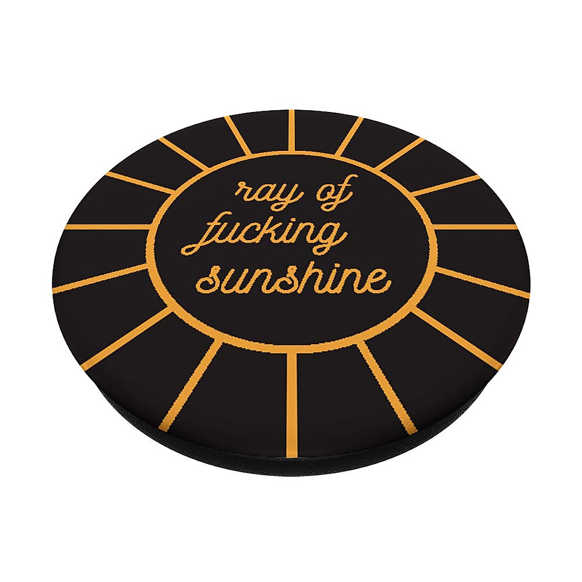 Ray of Fucking Sunshine Swear Cuss Word Gift PopSockets PopGrip: Swappable Grip for Phones & Tablets