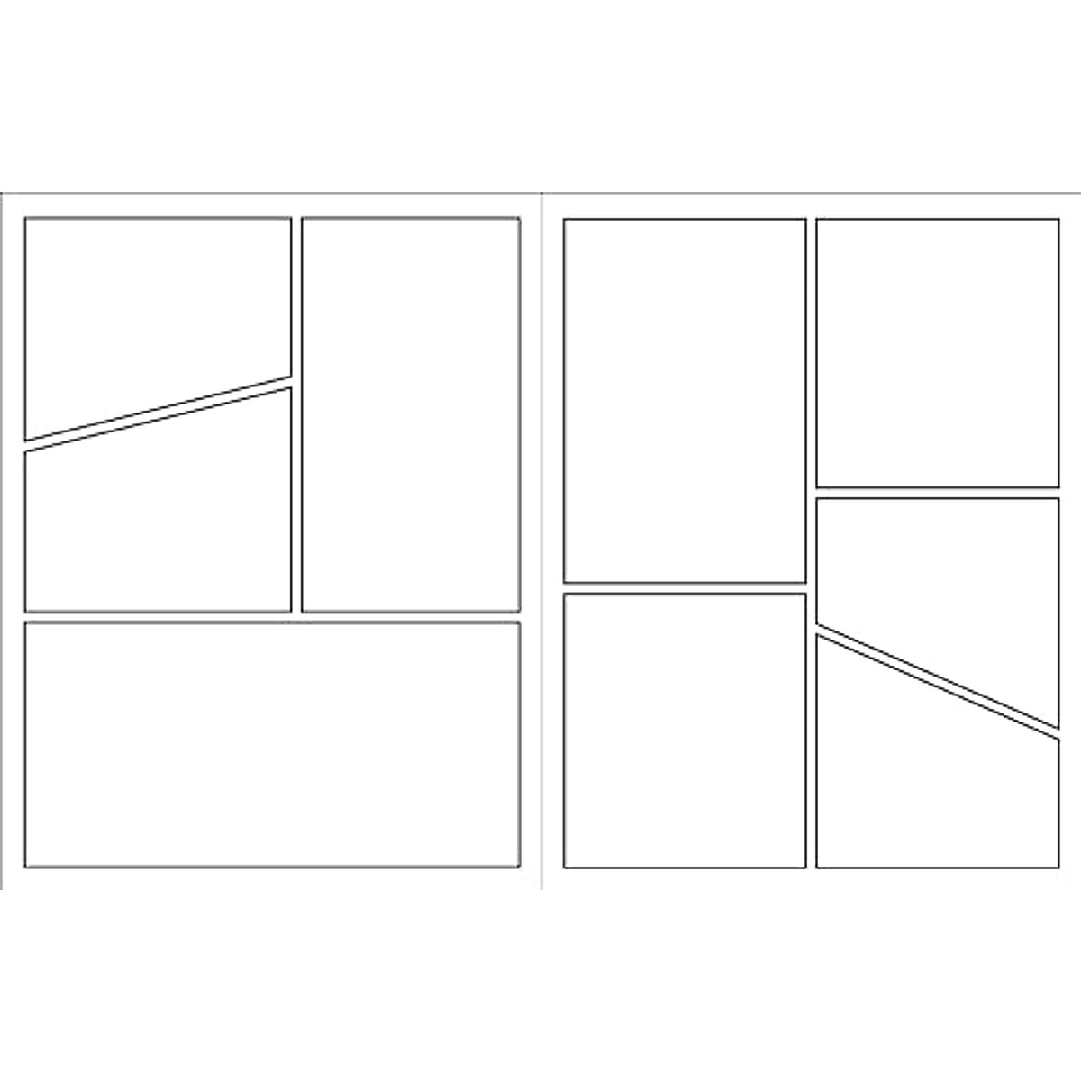 Blank Comic Book (with bonus stencil and blank cover!)