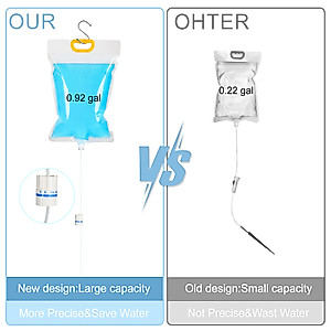 3Pcs 3.5 L Self Watering System for Plants While Away on Vacation,Plant iv Water Bag,Plant Waterer for Indoor Outdoor Potted Plant