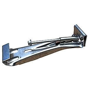 K-TEC- 5 Inch Gutter Hangers (10 Pack) Hidden Hanger with Quick Pre-Inserted Screw K-Style Rain Gutter Mounting Support Fastener Bracket for House.