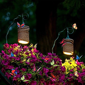 HOWLT Butterfly Stakes, 60 PCS 14 Inch Garden Butterfly Ornaments Waterpoof Butterflies Decorations for Indoor&Outdoor, Yard, Patio Plant Pot Multi