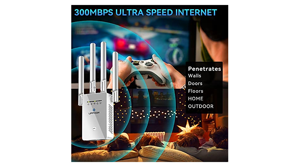 WiFi Extender, Wi Fi Extenders Signal Booster for Home Cover up to 8000 ...