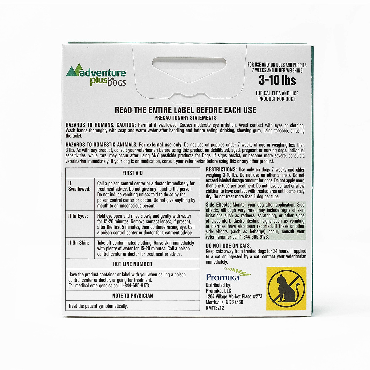 Adventure Plus Flea Prevention for Dogs, Topical Flea Treatment and Control (Pack of 8, Small (3-10 lb))