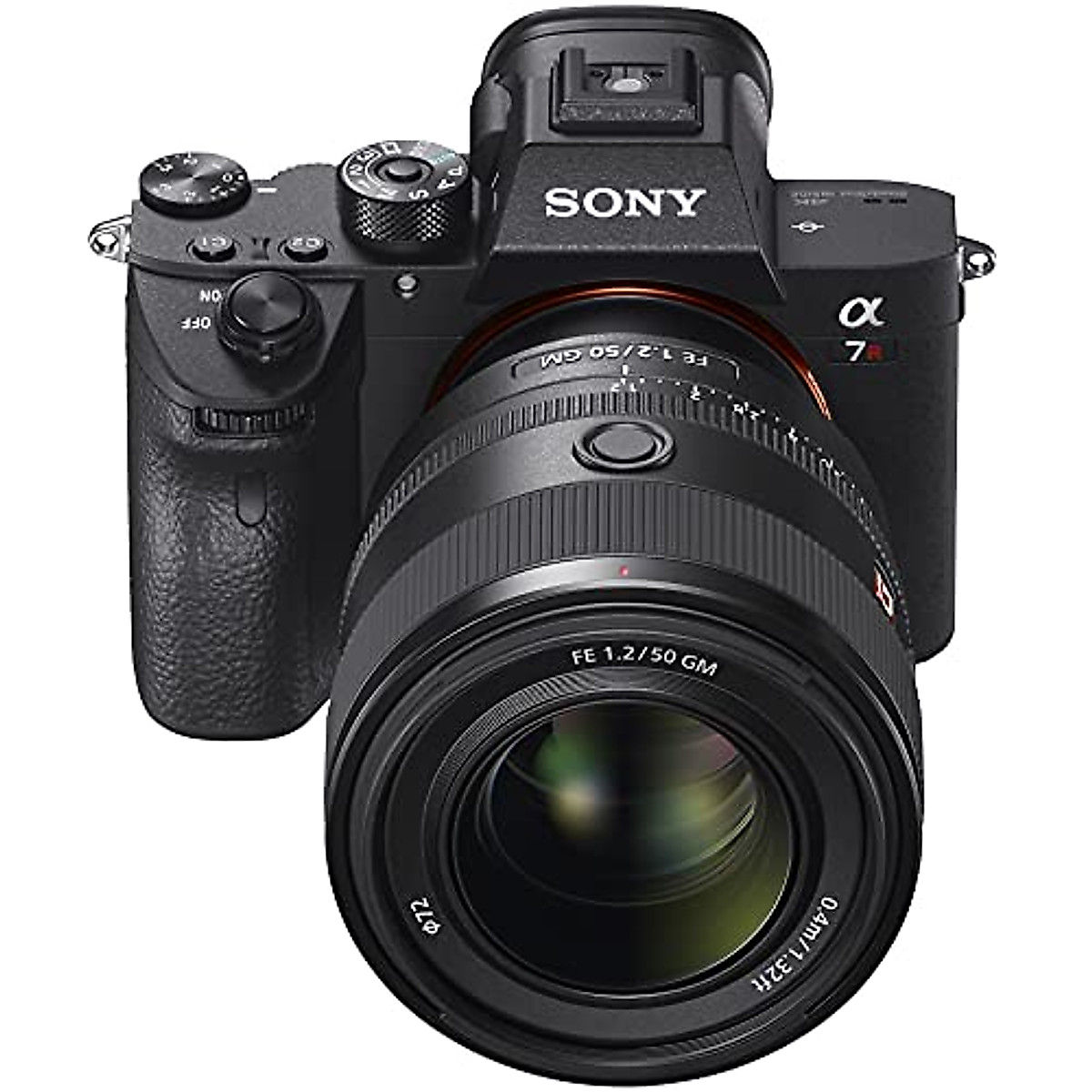Sony a7R III Mirrorless Full Frame Camera Body + 50mm F1.2 GM G Master FE Large Aperture Lens SEL50F12GM ILCE-7RM3A/B Bundle with Deco Gear Backpack + Microphone + LED + Monopod and Accessories Kit