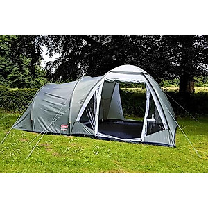 Coleman Waterfall 5 Deluxe family tent, 5 Man Tent with Separate Living and Sleeping Area, Easy to Pitch, 5 Person Tent, 100 Percent Waterproof HH 3000 mm, One Size