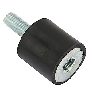 Rubber Mounts, 4pcs M3 M5 M6 Anti Vibration Silentblock Car Boat Bobbins for Air Compressors, Diesel Engines, Gasoline Engines, Water Pumps(VD15*15 M5*12)