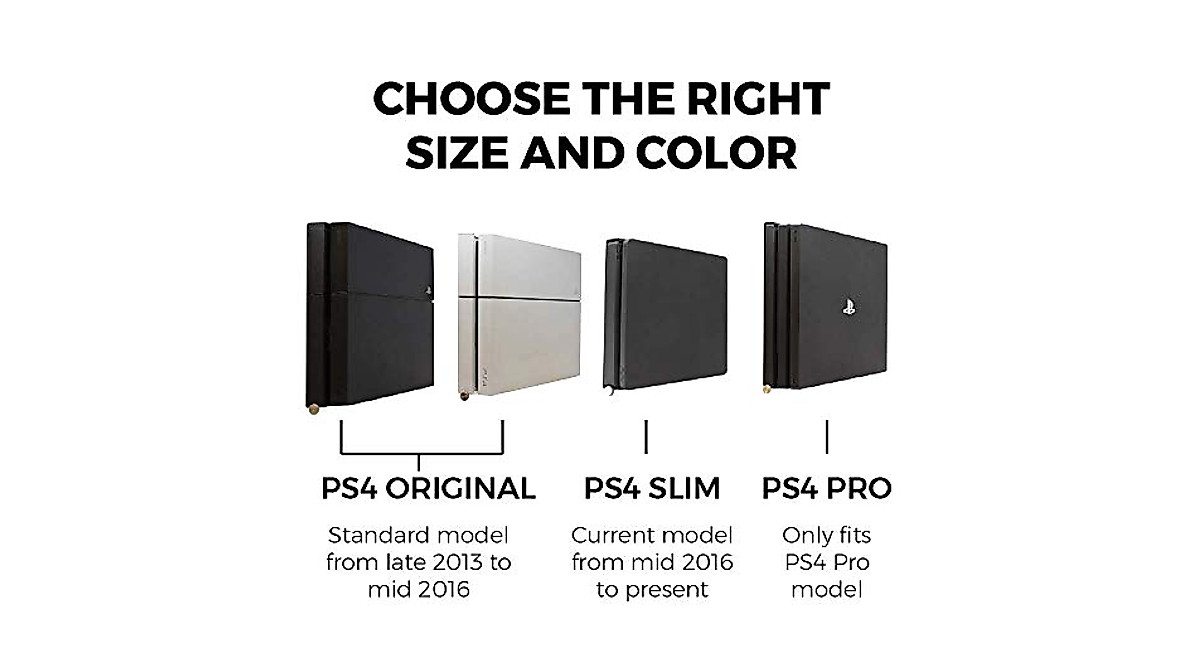 HumanCentric PS4 Slim Mount - Wall or TV Back Installer