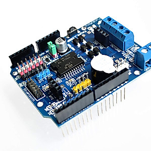 FainWan L298P DC Motor Drive Module L298P DC Motor Drive Shield H-Bridge Drive Expansion Board High-Power DC Stepper Motor Controller Compatible with Ar-duino
