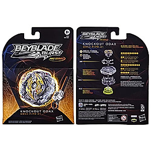 BEYBLADE Burst Pro Series Knockout Odax Spinning Top Starter Pack - Stamina Type Battling Game Top with Launcher Toy