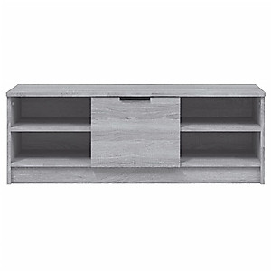 GaRcan TV Cabinet Living Room Sideboard Entertainment Centre TV Console Media Unit HiFi Cabinet with Shelf Grey Sonoma Engineered Wood (Grey Sonoma)