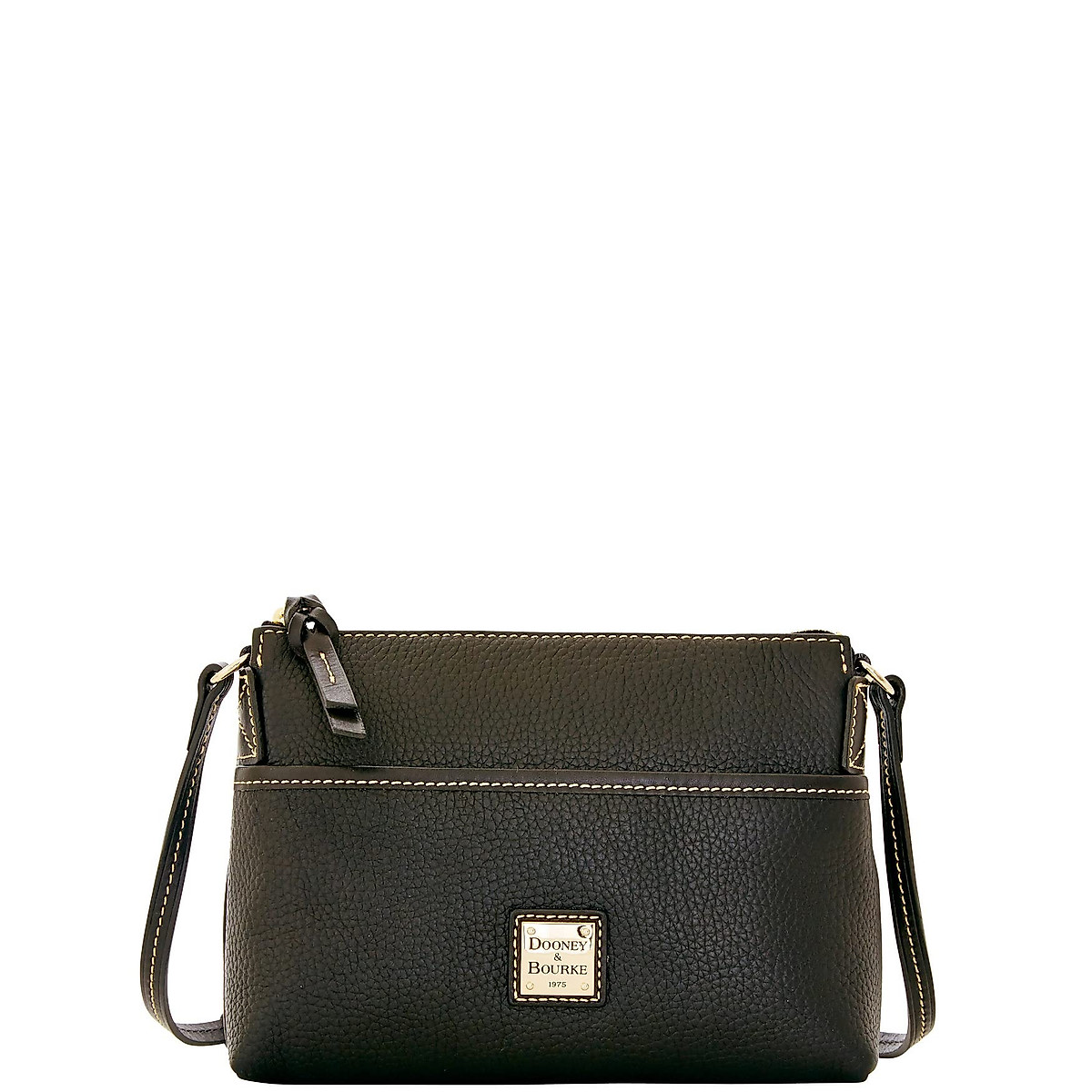 Dooney & Bourke Handbag, Pebble Grain Ginger Crossbody - Black