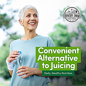 COUNTRY FARMS Super Fruits and Veggies Capsules, Whole Food Supplement, Powerful Antioxidant, Supports Energy, Immune Health, Boosts Digestive Health, 30 Super Foods, 30 Servings