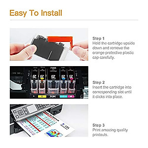 E-Z Ink (TM Compatible Ink Cartridge Replacement for Canon CLI-251XL CLI 251 to use with PIXMA MX922 IP7220 MG5520 MG5420 IX6820 IP8720 MG7520 MG6320 Printer (Gray, 6 Pack)