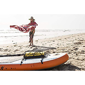 Advanced Elements QuickDraw Deck Bag - AE3501 Kayak Storage Drybag - Universal fit Kayak Storage - 7 Liters - Yellow