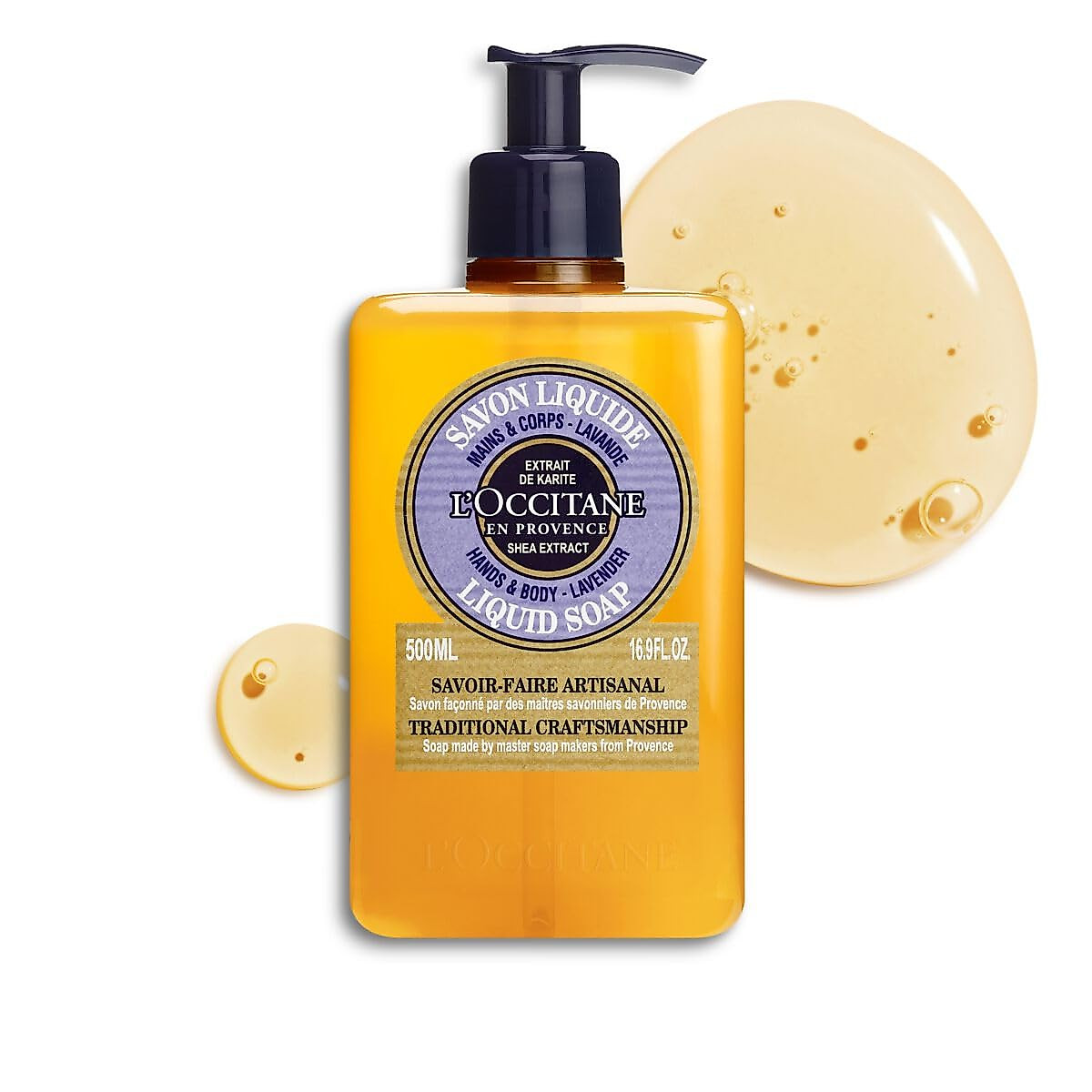 L'Occitane Shea Hand & Body Lavender Liquid Soap 16.90 Fl Oz