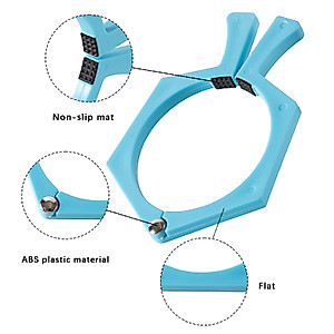 2 Pack Sublimation Tumblers Pinch Tool, Tool for 20 Oz Sublimation Blanks Tumbler Skinny Straight, Pinch Tumbler Perfect Clamp Grip Tool, Supplies for Sublimation Paper and Tumblers (Pink,Blue)