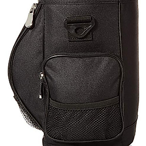 PGA Tour Unisex 10 Can Insulated Golf Cooler Bag, Black, One Size