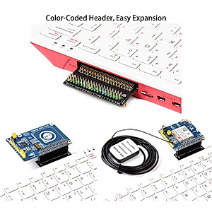 Bicool GPIO Header Adapter for Raspberry Pi 400 Keyboard Computer,Header Expansion,Color-Coded Header,Easy Expansion