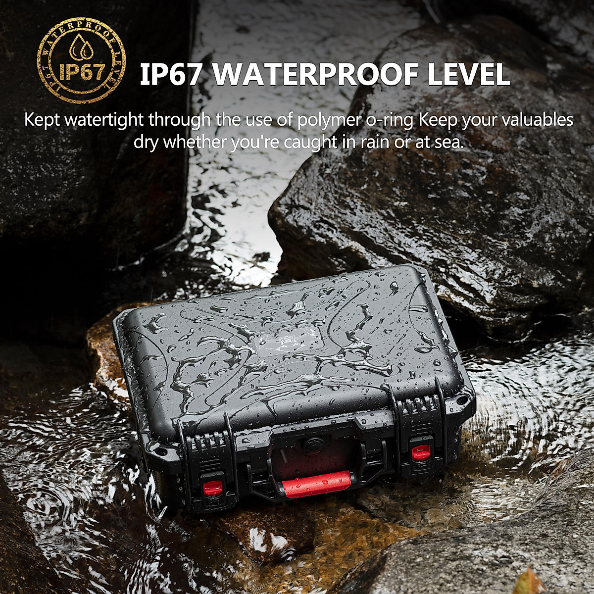 STARTRC Mini 4 Pro Case Waterproof Hard Carrying Case for DJI Mini 3 Pro/Mini 3 Accessories,Travel Case for DJI Mini 4 Pro Fly More Combo (RC2/RC/N1/N2 Controller)