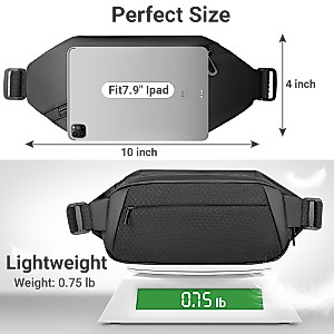 Sling Crossbody Bag for Men,Small Shoulder Bag Chest Bag Cross Body Bag Sling Backpack,7.9 Inch Compact Waterproof Lightweight Casual Daypack for Men Women Travel Hiking Walking Work Gym Outdoor Sport