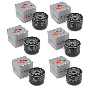 The ROP Shop | (Pack of 6) Oil Filters Stens 120-485, Rotary 6929, Ferris 2102278X1, Hustler 602581