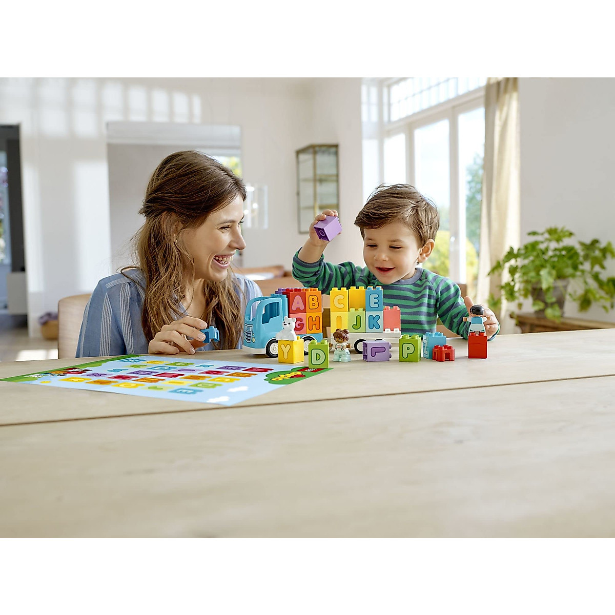 LEGO DUPLO My First Alphabet Truck 10915 ABC Letters Learning Toy for Toddlers, Fun Kids’ Educational Building Toy (36 Pieces)