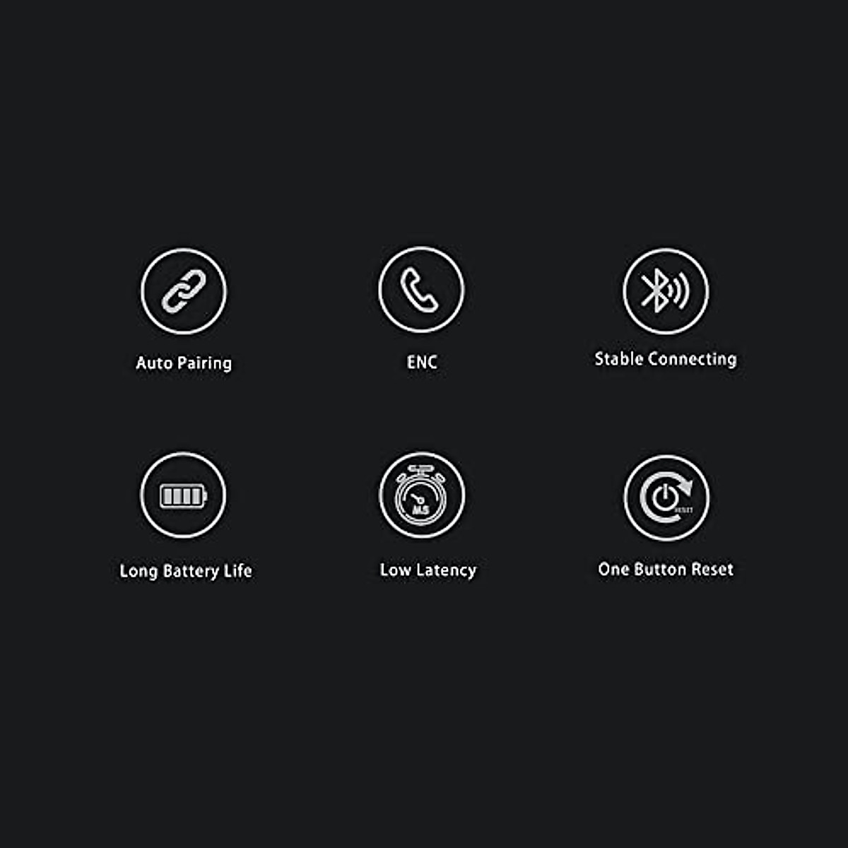 IMIKI T11 Bluetooth 5.3 Earbuds Wireless Headphones with Wireless Charging Case, Built in Mic Headset for Sports, Grey