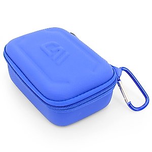CASEMATIX Retro Handheld Game Console Case Compatible with HigoKids QS4 Portable Retro Video Game Player, Mademax RS-1 Gaming Console, E-MODS Arcade Pocket Player and More Up to 4.75", Blue Case Only