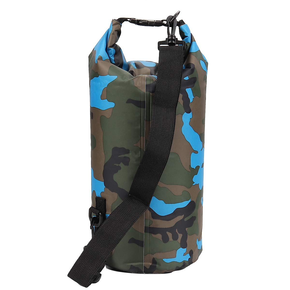 Waterproof Dry Bag 2L/5L/10L/15L/20L/30L, Roll Top Sack Keeps Gear Dry for Kayaking, Rafting, Boating, Swimming, Camping, Hiking, Beach, Fishing with Free Waterproof Phone Case (Light Blue, 10L)