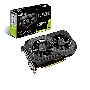 ASUS TUF GeForce GTX 1660 Super Overclocked 6GB Edition HDMI DP DVI Gaming Graphics Card (TUF-GTX1660S-O6G-GAMING)