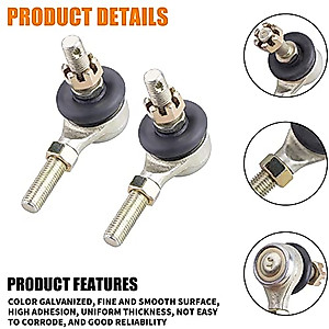 ORAEVY 10-10mm Tie Rod Ball Joint,Left and Right Hand Tie Rod Ball Joint Compatible with Chinese ATV Quad Four Wheeler 110cc Kazuma Roketa SunL TaoTao Coolster Dirt Bike Go Kart Moped Scooter