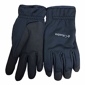 Columbia Mens Mt. Village Omni-Heat Omni-Shield Winter Gloves (L, Black)