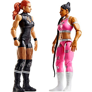 Mattel WWE Becky Lynch vs Bianca Belair Championship Showdown Action Figure 2-Pack with RAW Women's Championship, 6-inch