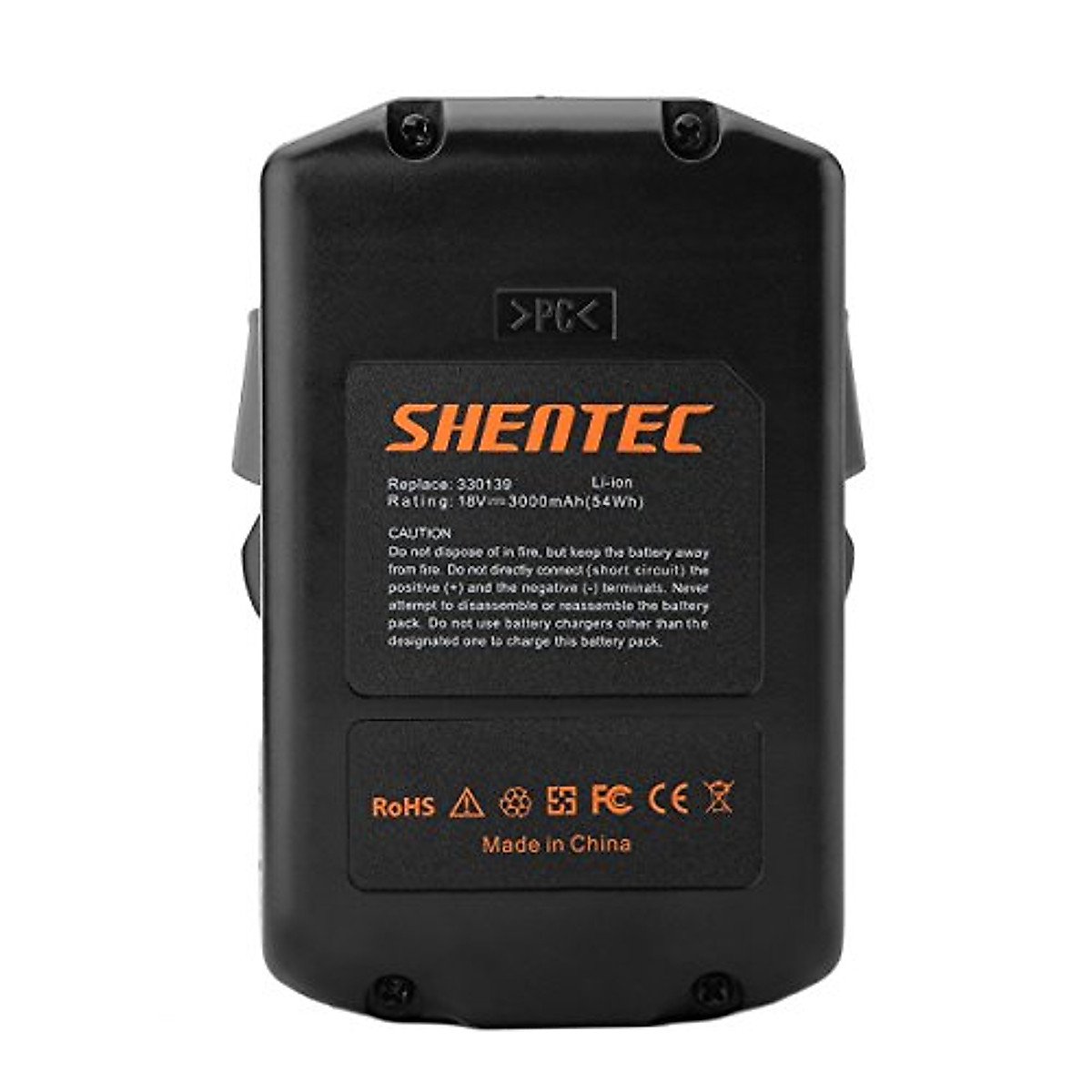 Shentec 2-Pack 3000mAh 18 Volt Battery Compatible with Hitachi 339782 BSL1830C BSL1815X BSL1815S BSL1830 330139 330557 (18V Lithium Battery)