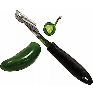 Jalapeno Pepper Corer, Stainless Steel Chili Corer Remover, JALAPENO Pepper Corer, Pepper Cutter Corer Slicer Tomato Fruit Kitchen Tools