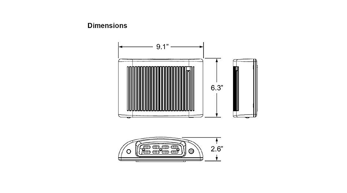 LED Emergency Wall Pack with Photocell & Battery Backup
